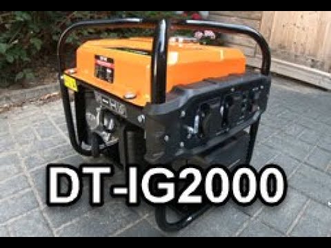 DeTec. DT-IG2000 Inverter Generator Stromerzeuger Notstromaggregat ...