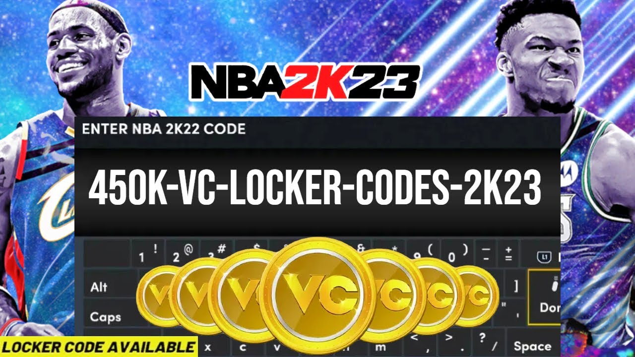 SEASON 8 LOCKER CODES 450K VC LOCKER CODES NBA 2K23 LOCKER CODES (NBA ...