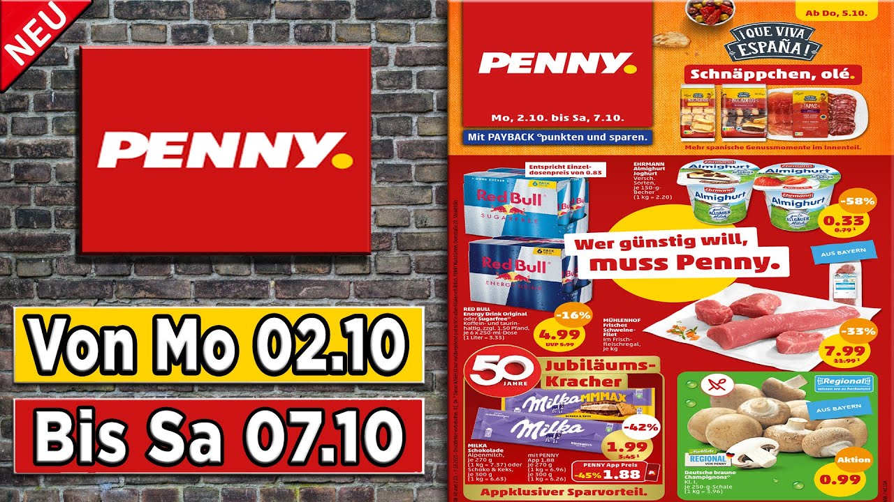 Penny Werbung Prospekt von 02.10.2023 Bis 07.10.2023 🇩🇪 - YouTube