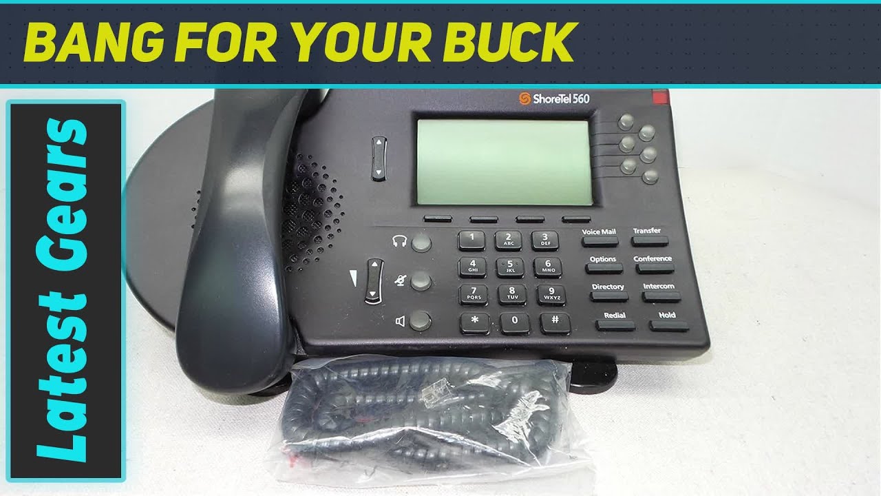 Efficient Communication: ShoreTel 560 IP Phone Overview - YouTube