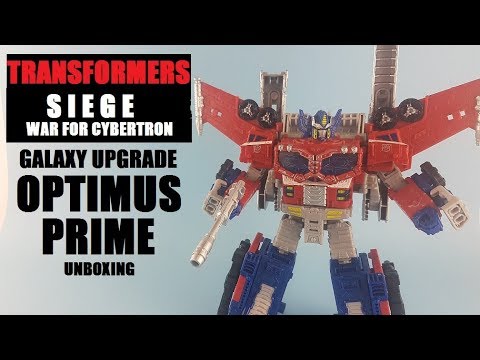 Galaxy upgrade Optimus Prime transformers siege war for cyberton figure ...