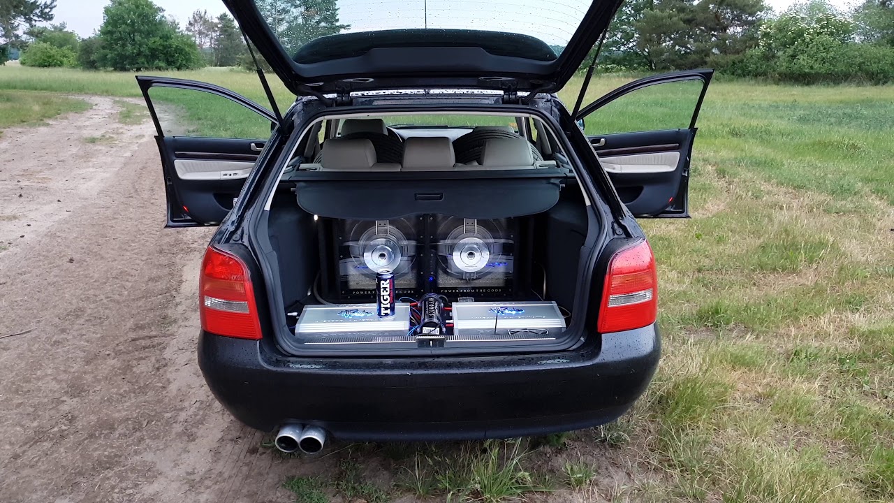 Audi A4 B5 Subwoofer - YouTube