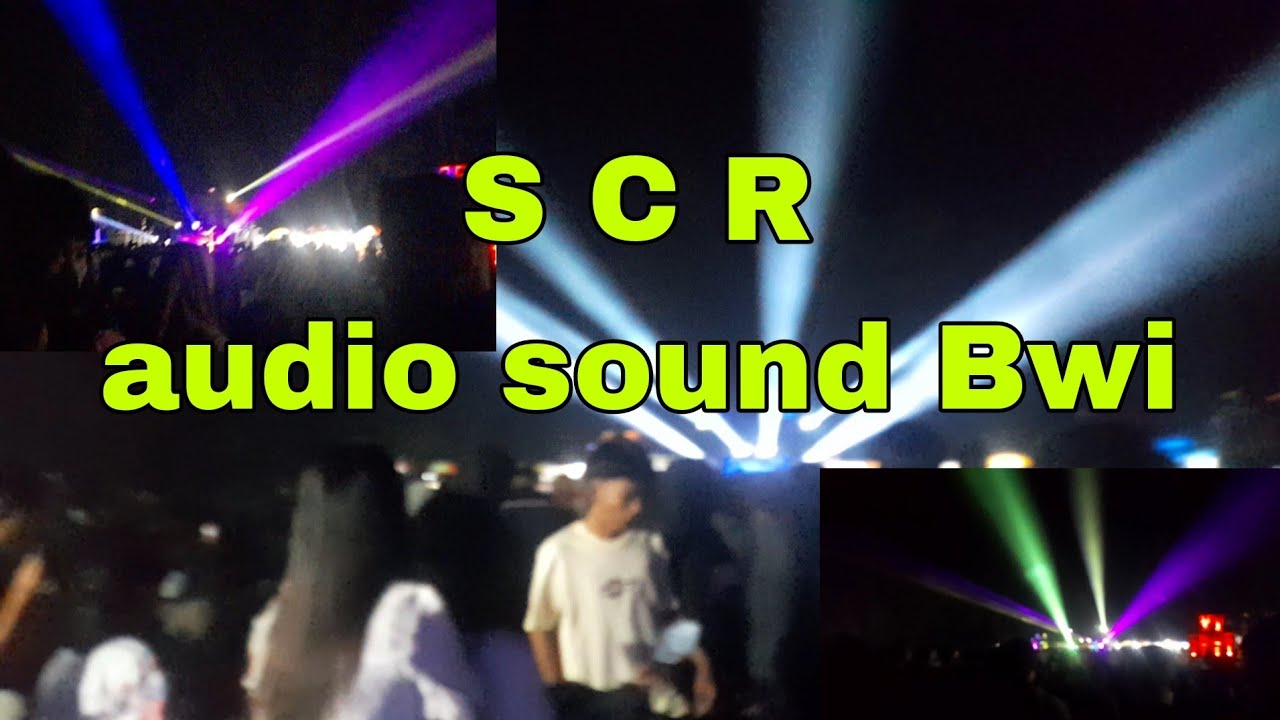 cek sound SCR audio banyuwangi menggetarkan bumi - YouTube