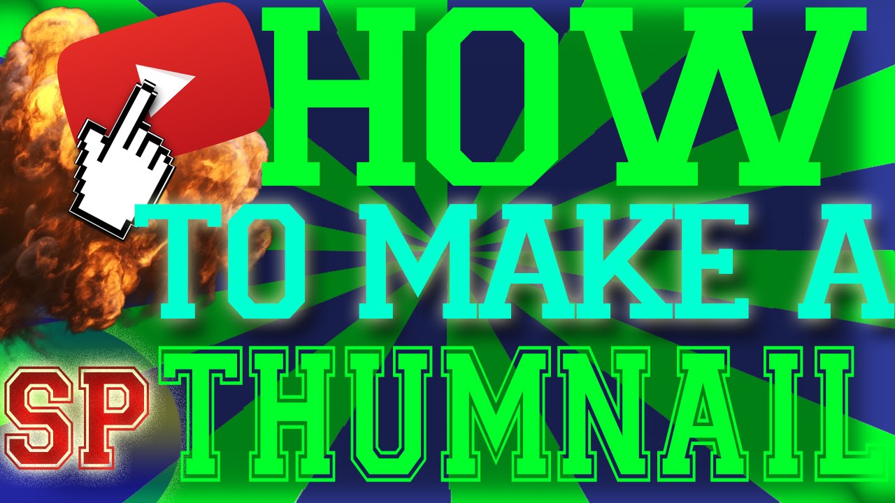 How to make thumbnails PhotoShop CS6 - YouTube