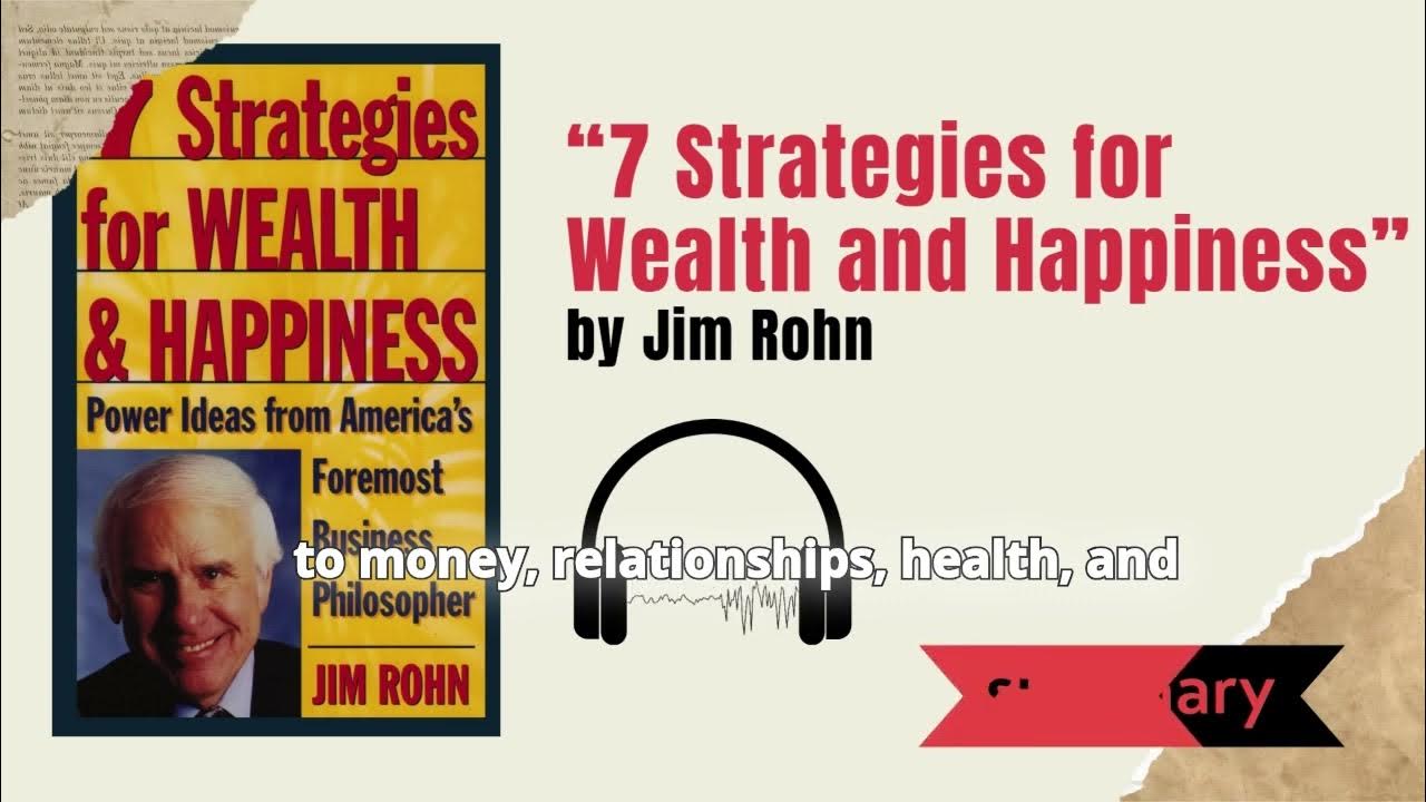 7 Strategies for Wealth and Happiness” by Jim Rohn | Book Summary # ...