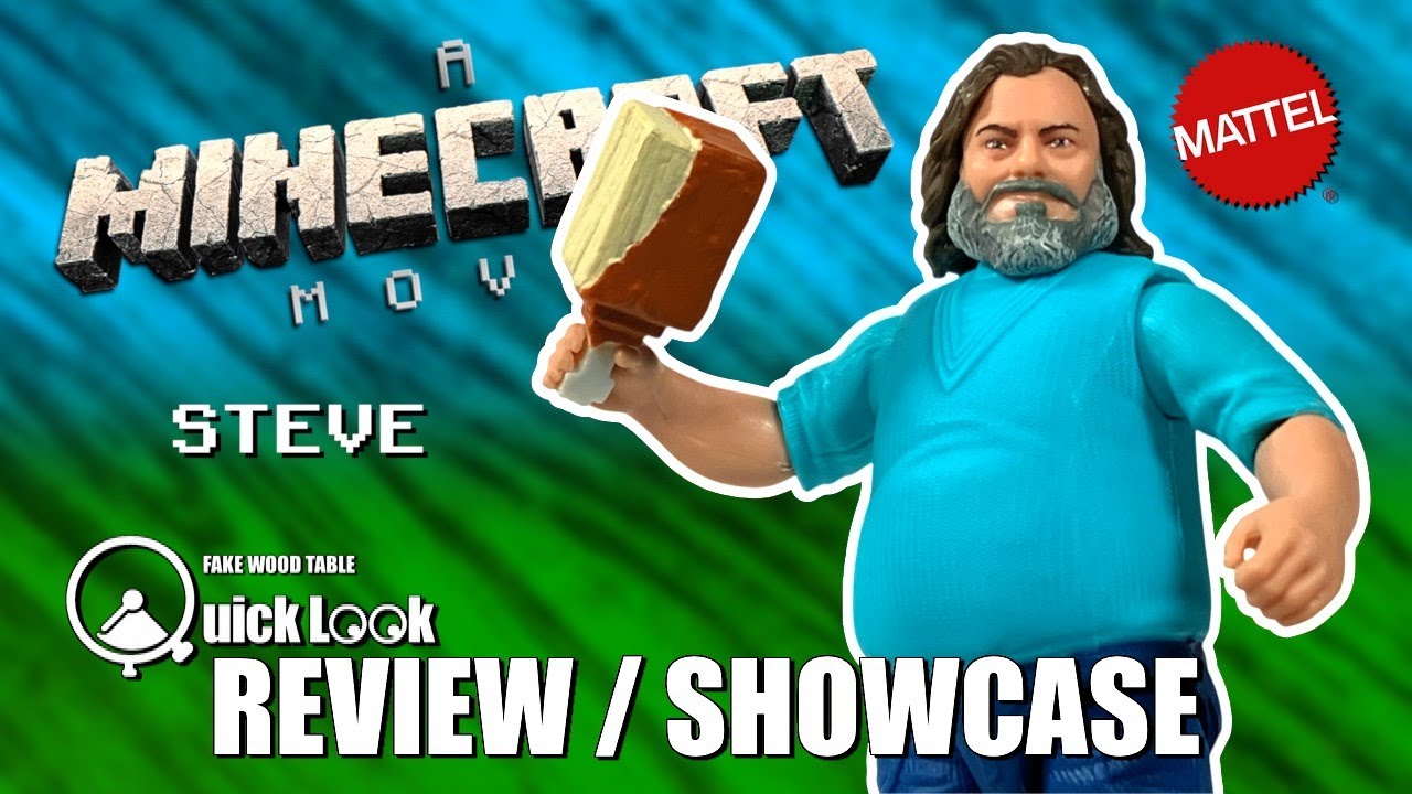 A Minecraft Movie - Steve (Quick Look Review / Showcase) - YouTube