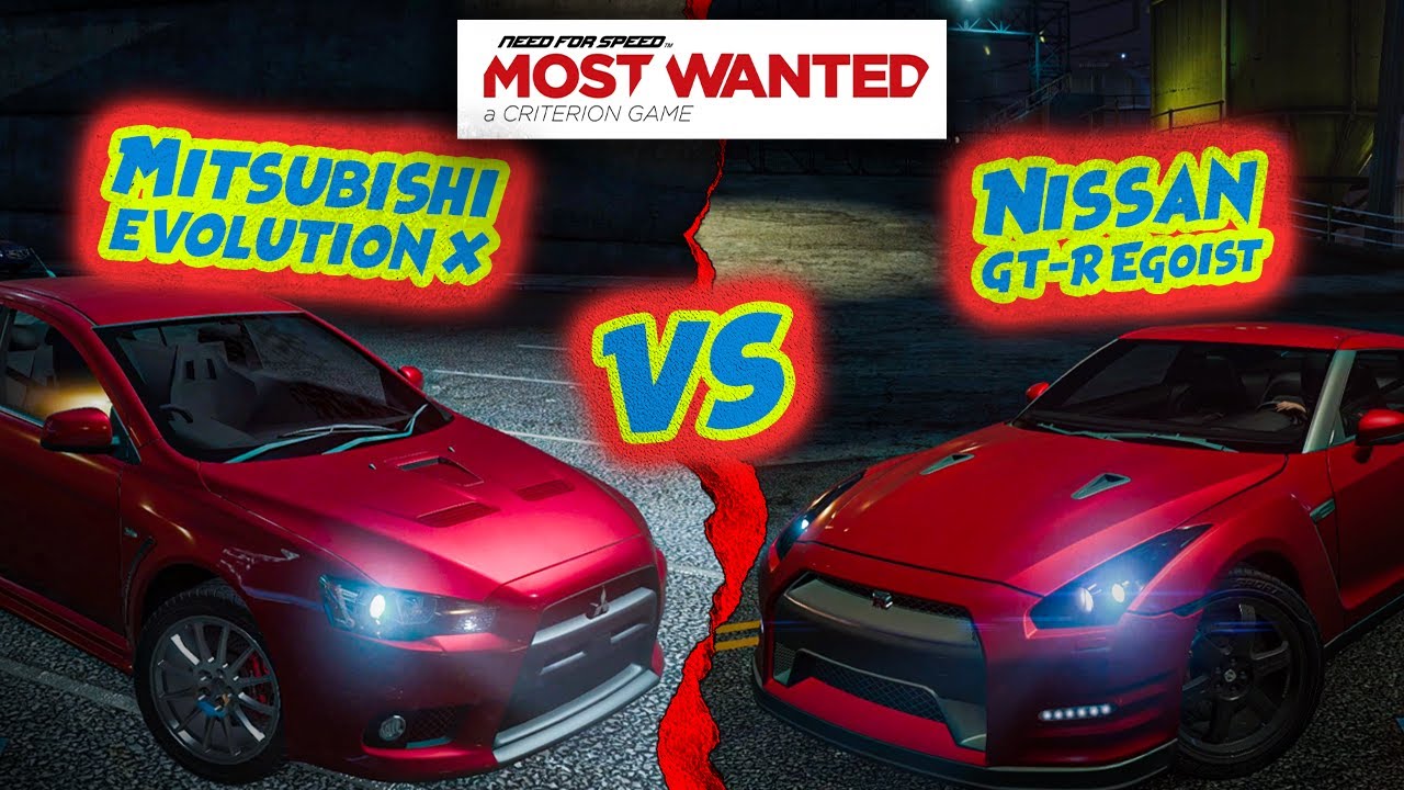 Mitshubishi Evolution X VS Nissan GT-R Egoist, Siapa Unggul? - NFS Most ...