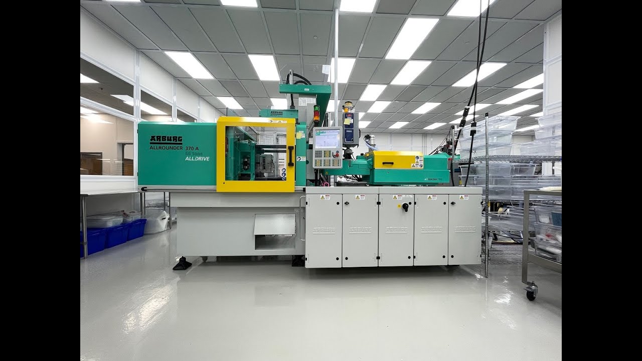 ARBURG Allrounder 370 A 600-100 66 Ton Plastic Injection Molding ...
