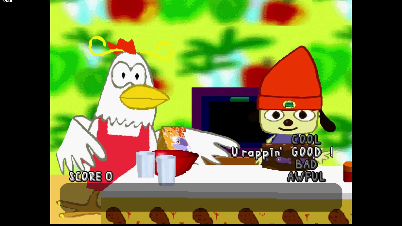 PaRappa The Rapper stage 4 only teacher - YouTube
