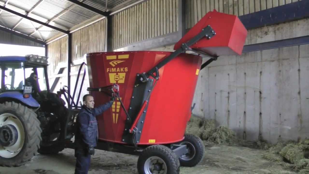 Vertical Mixer Feeder 5m^3 - Fimaks - YouTube