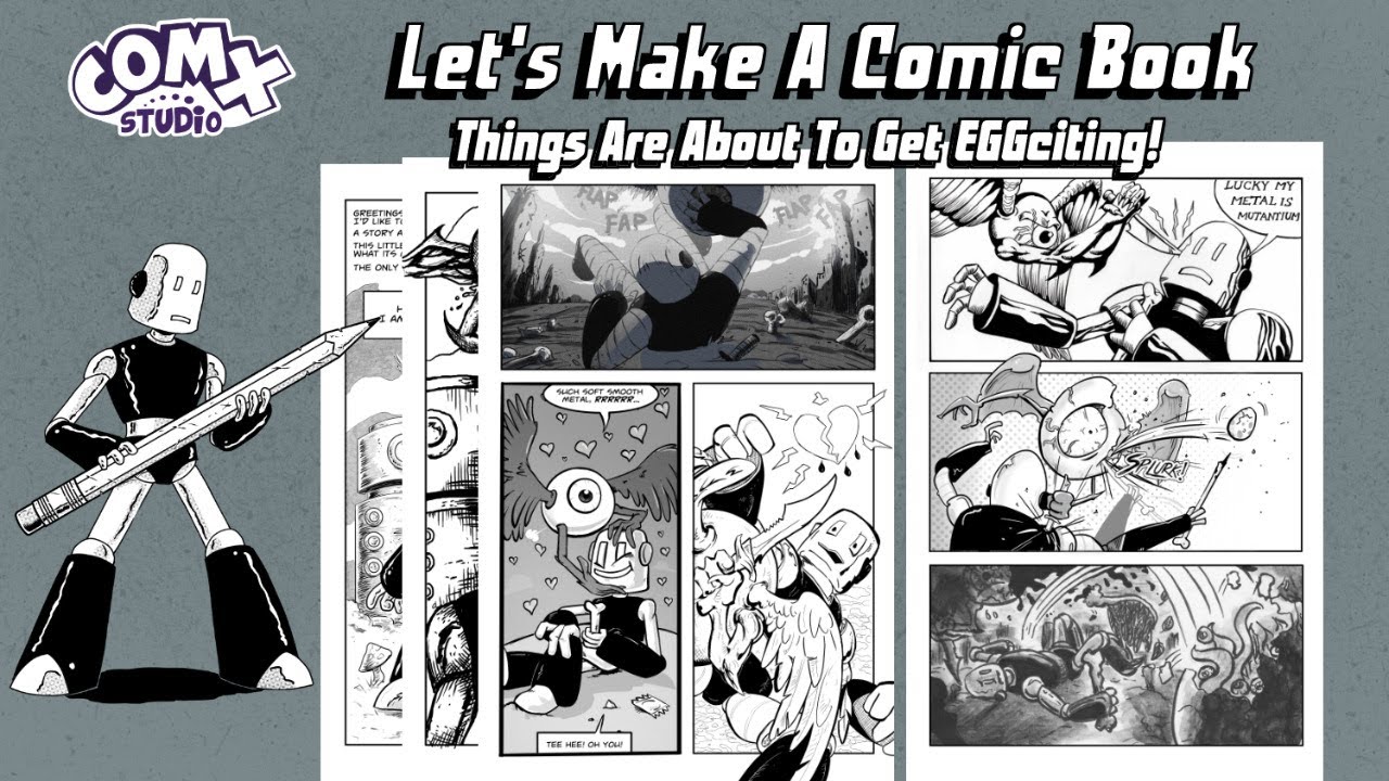 Let's Make a Comic Book ep 4 (page 5) - YouTube