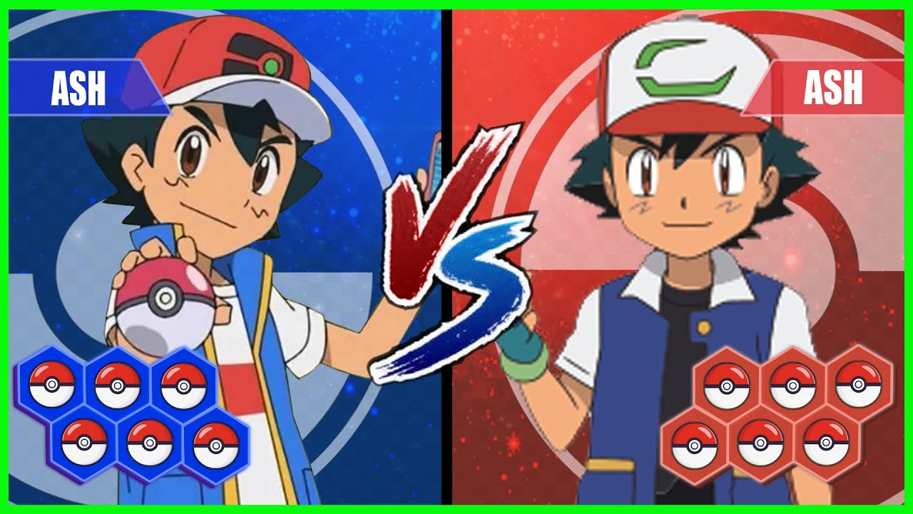 Pokemon Battle Pedia: Galar Ash Vs Kanto Ash - YouTube