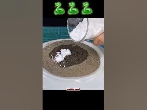 how to make black snake 🐍 with sugar #inventor101 #inventions #trending #viral #shorts - YouTube