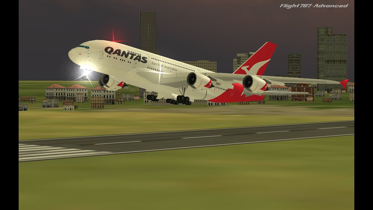 Flight 787 - Advanced - Airbus A380 [QANTAS: Spirit of AUSTRALIA from ...