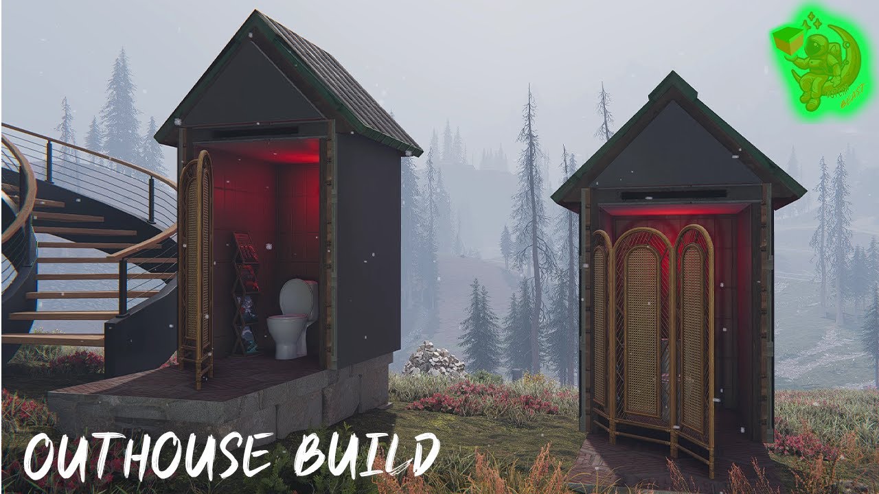 How to Build an outhouse in one human |Once Human Base Decoration ...