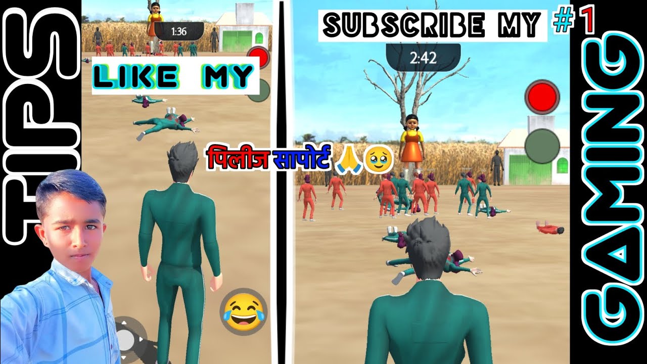 SQUID GAME || RED LIGHT GREEN LIGHT SCENE - YouTube