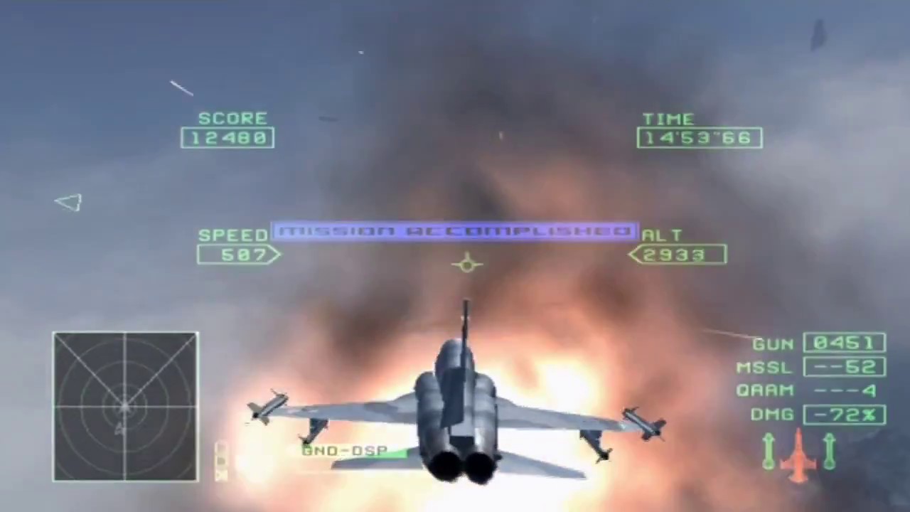 Ace Combat Zero: Guns Only + All S Ranks Challenge - Mission 1 - YouTube