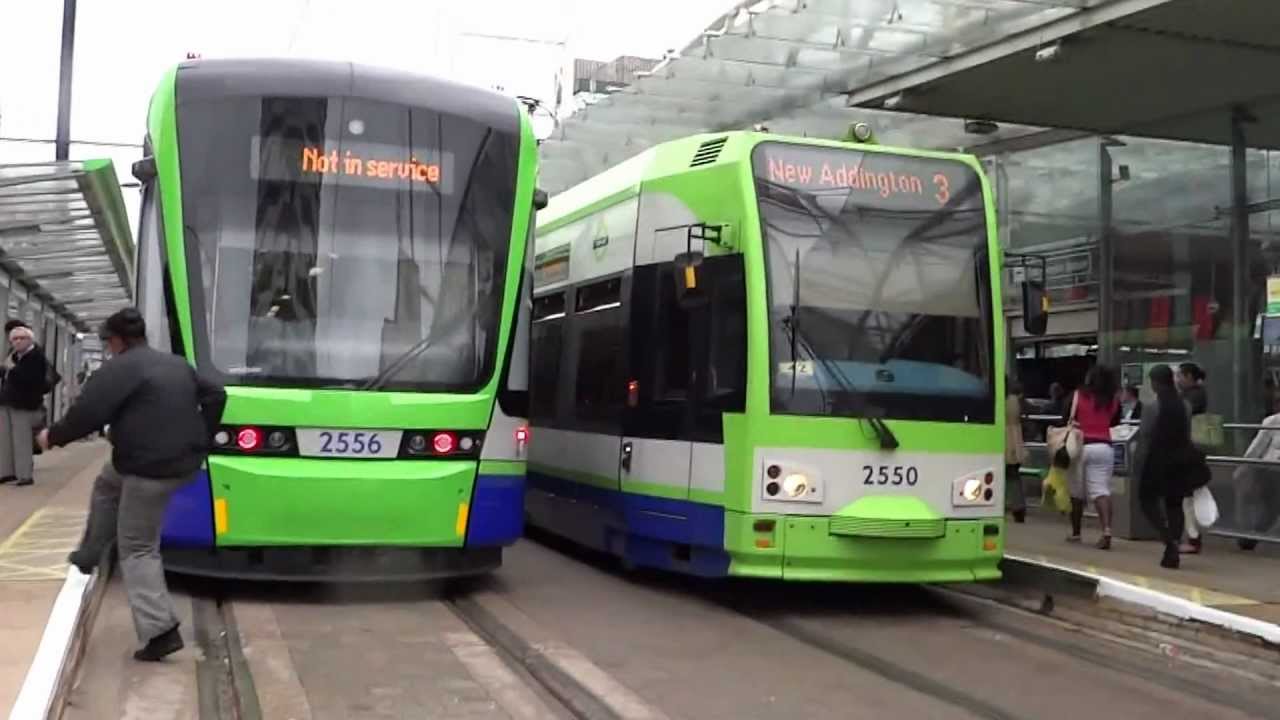 Tramlink Stadler Rail Variobahn Trams (2556) @ Croydon, UK - YouTube