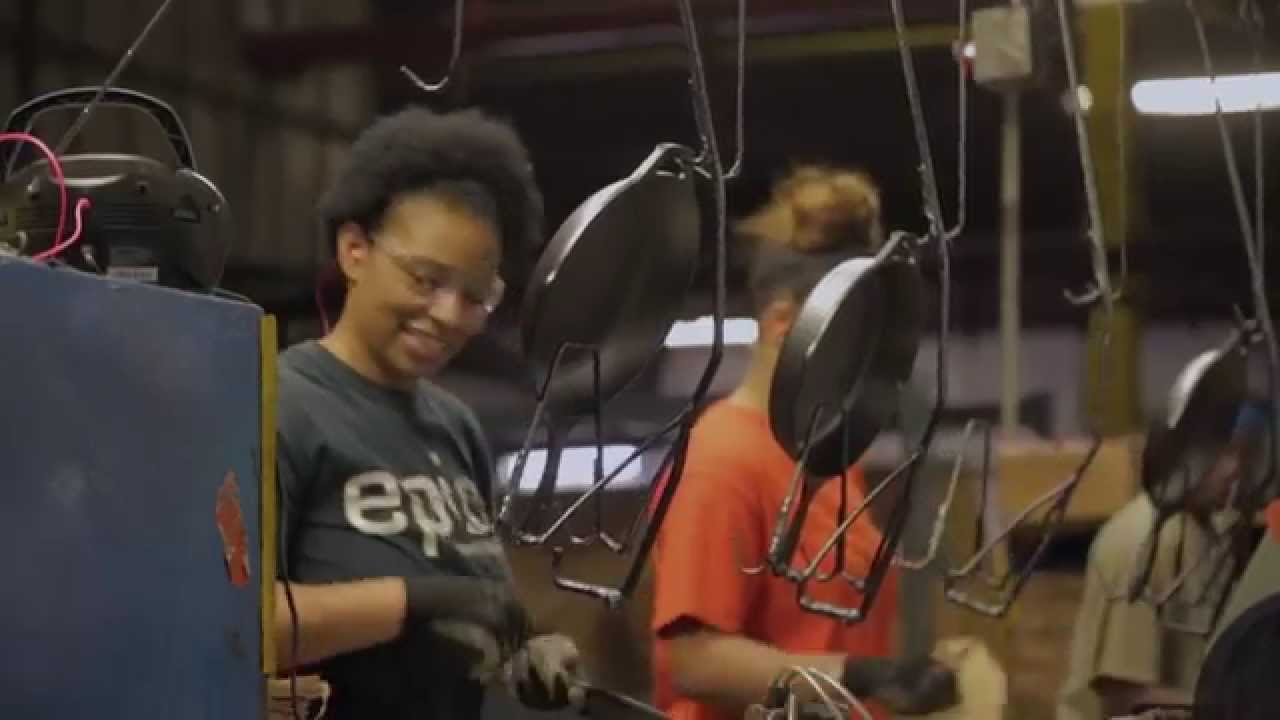 The Official Lodge Cast Iron Foundry Tour - YouTube