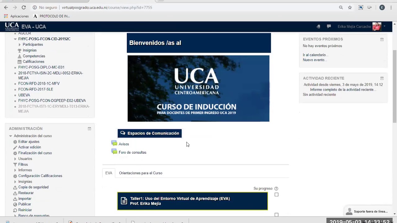 Cómo utilizar el EVA como estudiante (Parte1) - YouTube