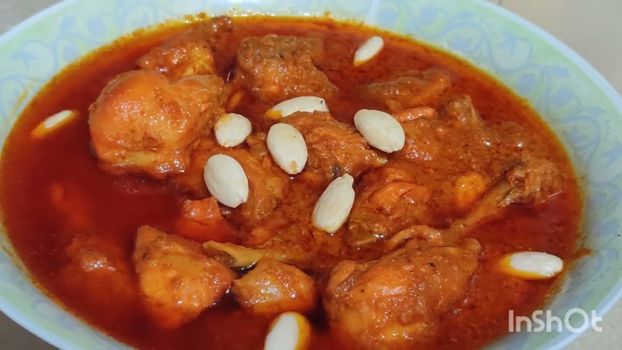 Badami Qorma Recipe | chicken Qorma recipe|Badami chicken recipe - YouTube