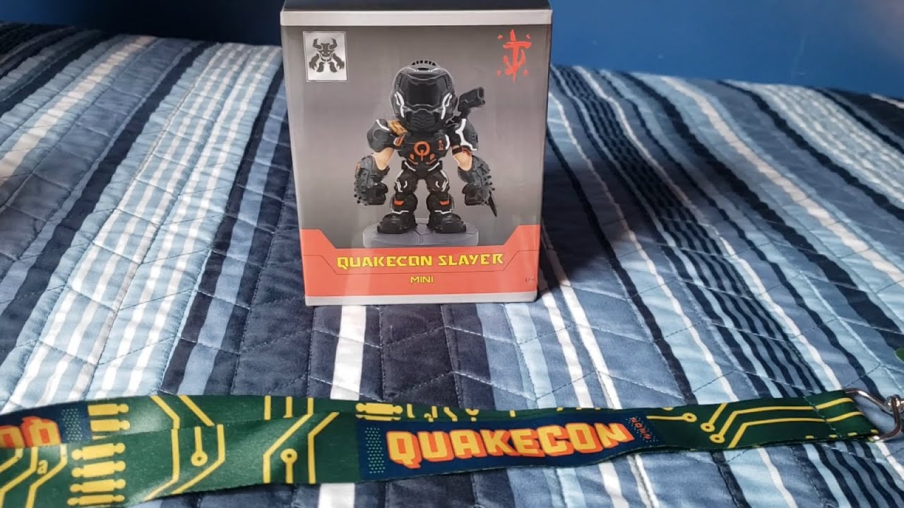 Doom Eternal Mini Slayer QuakeCon 2022 Collectible Figure Unboxing ...