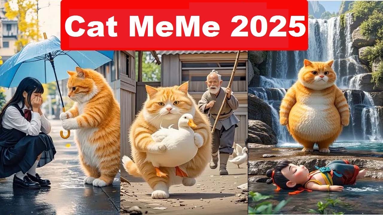 cat meme oo ee oo ah ah 2025 | cat memes road trip | cat meme animation ...