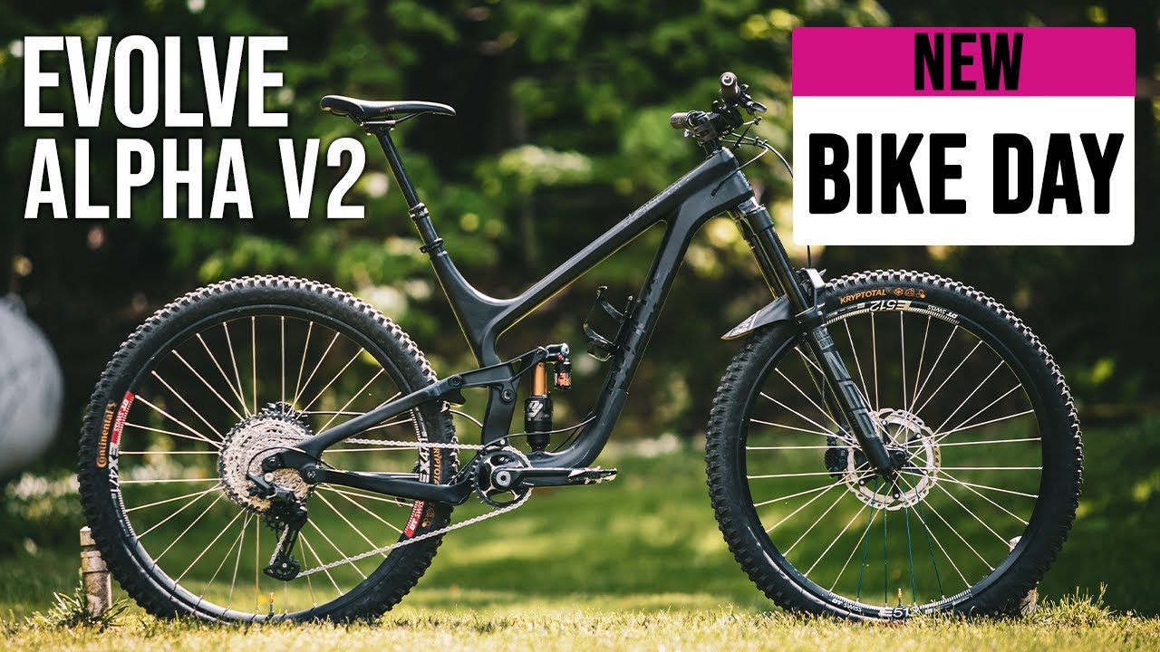 NEW BIKE DAY!!! EVOLVE ALPHA V2 - YouTube