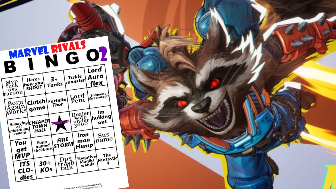 MARVEL RIVALS BINGO 2 - YouTube