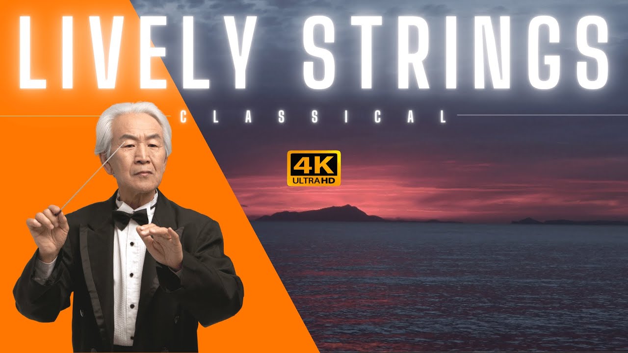 [4k] Lively Strings With Stunning Sunset - Classical Music - YouTube