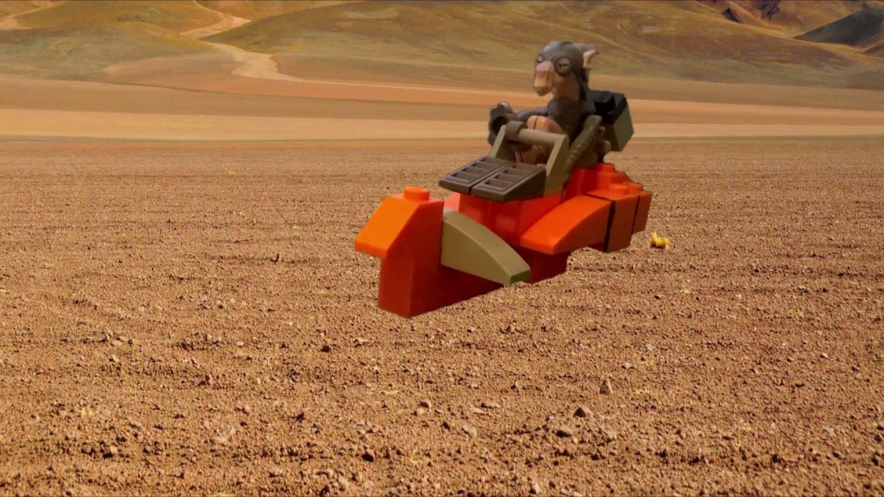 LEGO Sebulba's podracer crash - YouTube
