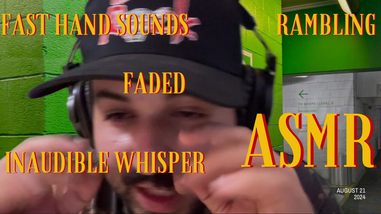 ASMR | Lots Of Rambling / Inaudible Whisper / Hand Sounds :) - YouTube