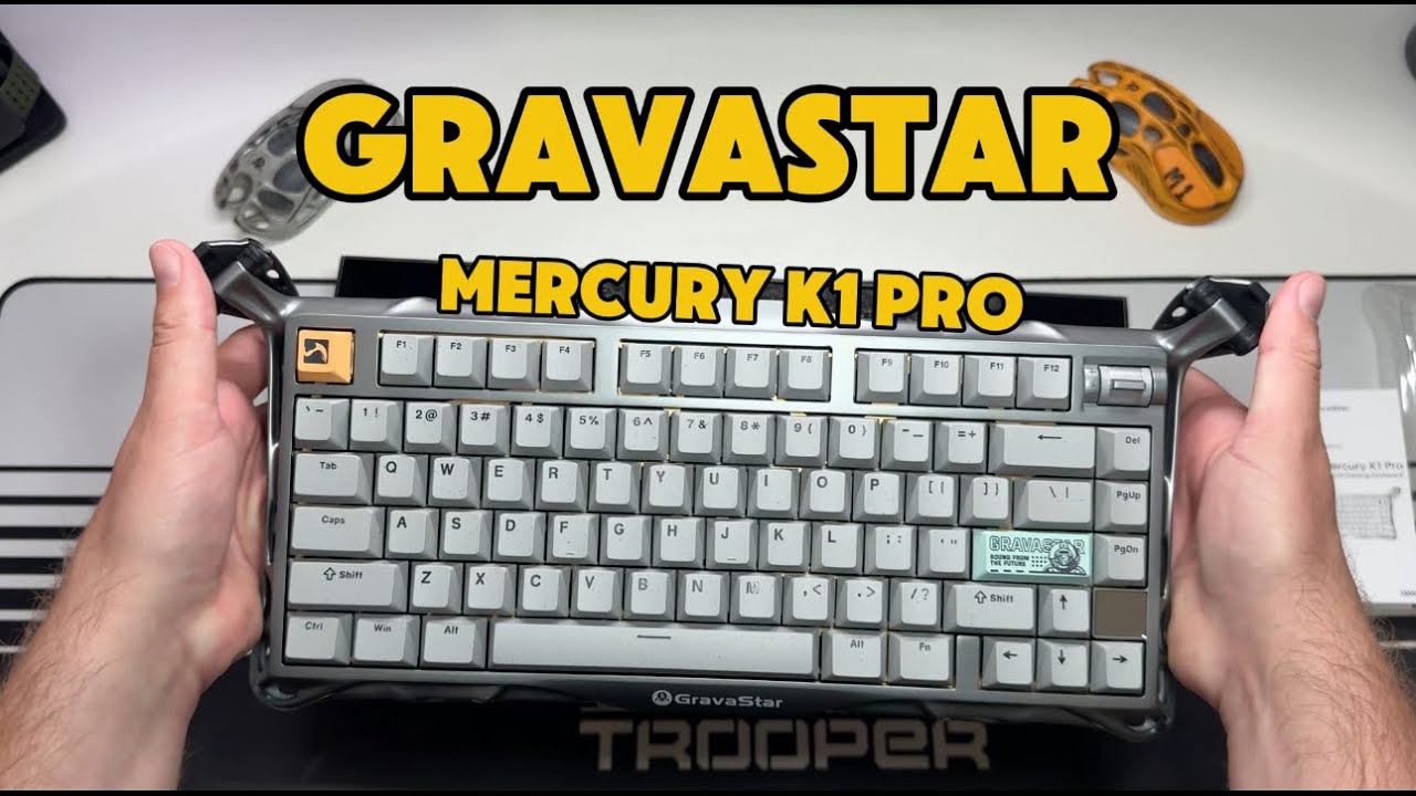 The most INSANE looking keyboard?? Mercury K1 PRO - YouTube