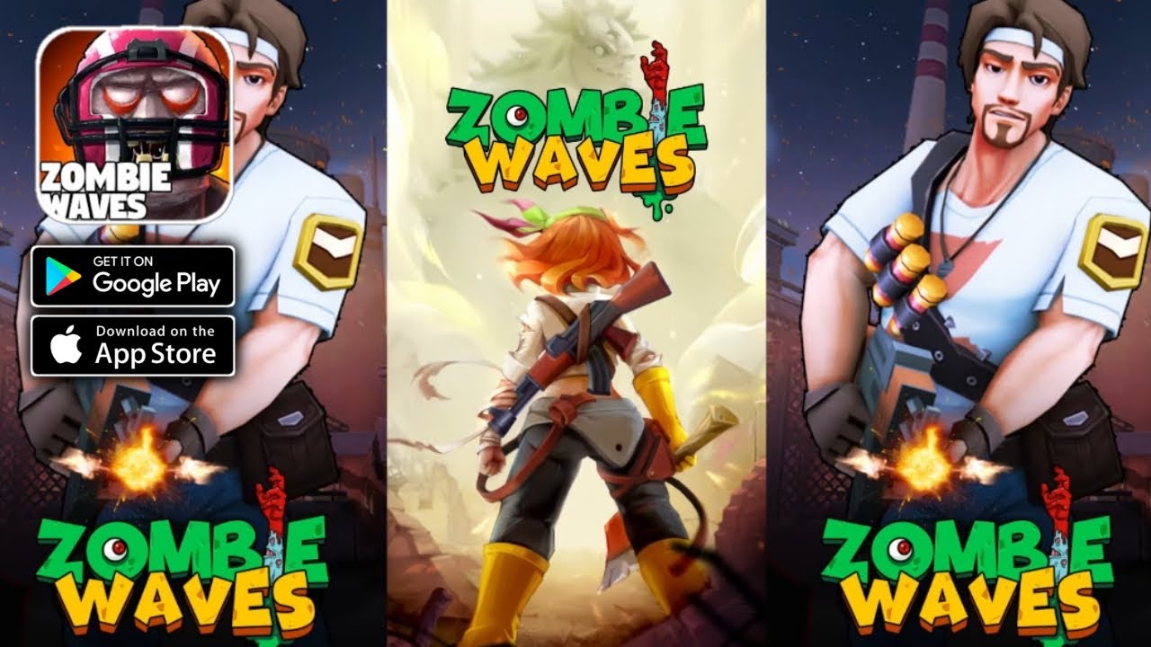 Zombie Waves Gameplay (Android,IOS) - YouTube