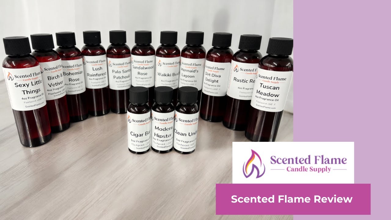 Review of 14 Scented Flame Fragrance Oils - YouTube