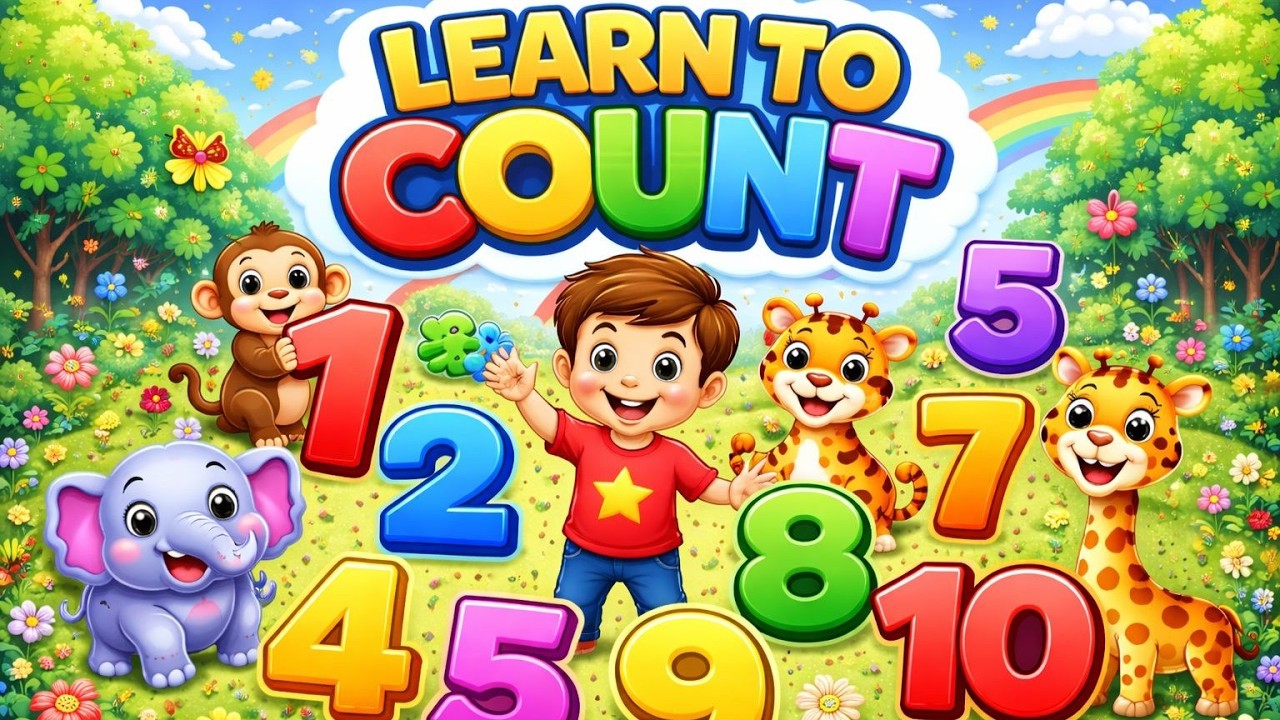 Counting 1-10 Song | Number Songs for Children - YouTube