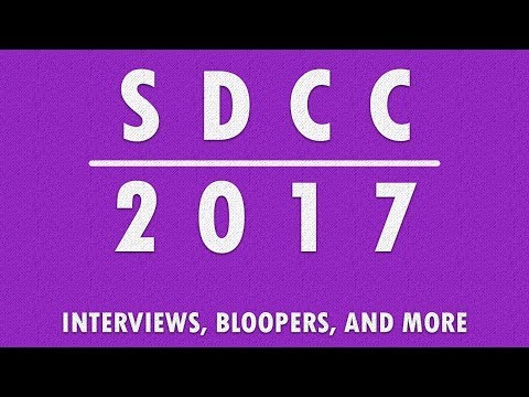 San Diego Comic Con 2017 Bloopers, Interviews, and More.