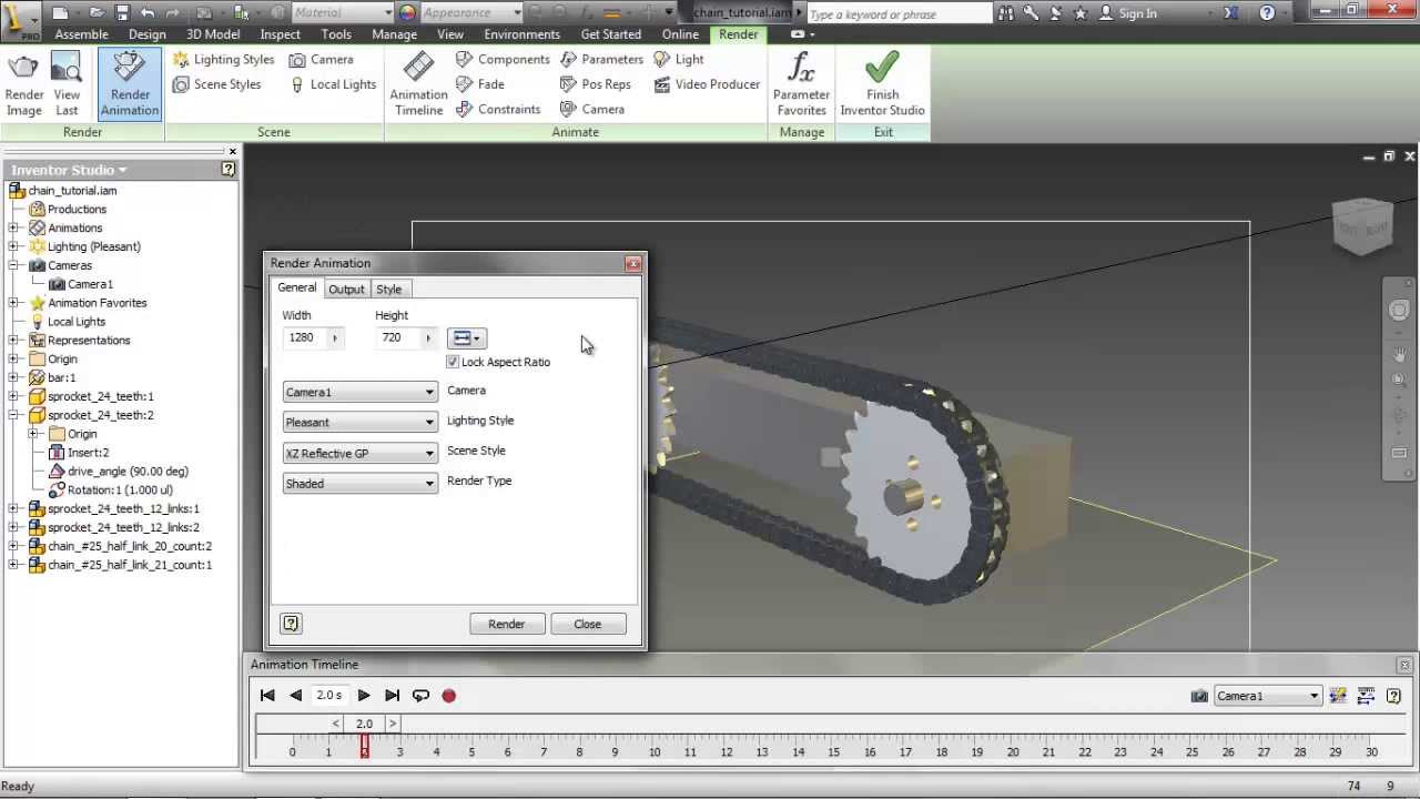 Chain Animation Tutorial - YouTube