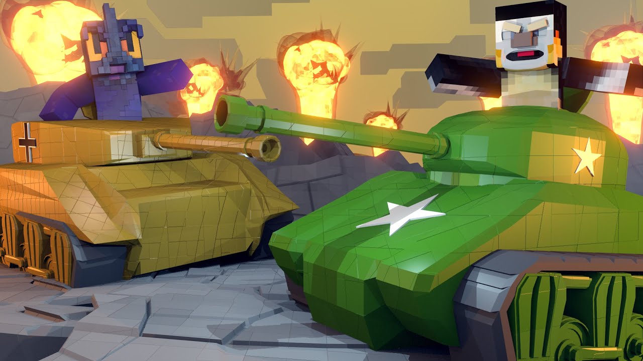 Minecraft | REALISTIC ARMY TANKS WITH GIANT CANNONS! Flans Tanks Mod ...