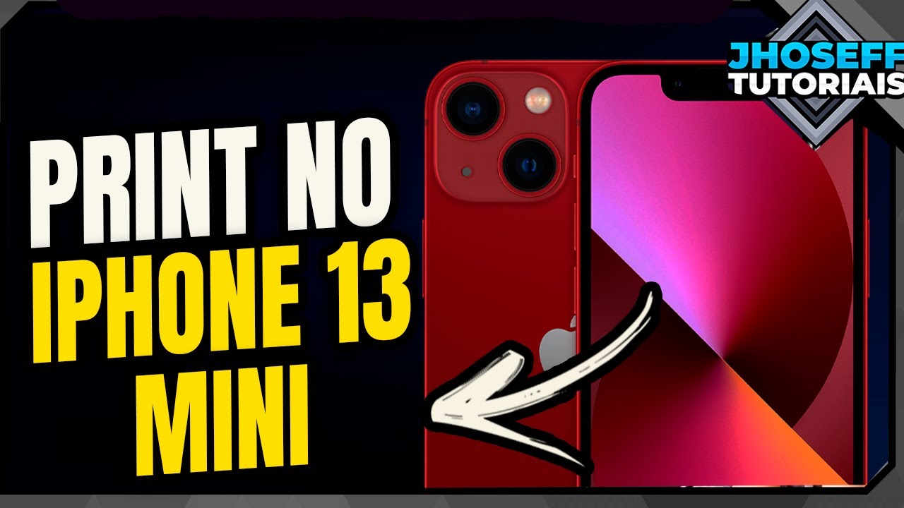 Como TIRAR PRINT no IPHONE 13 MINI! - YouTube