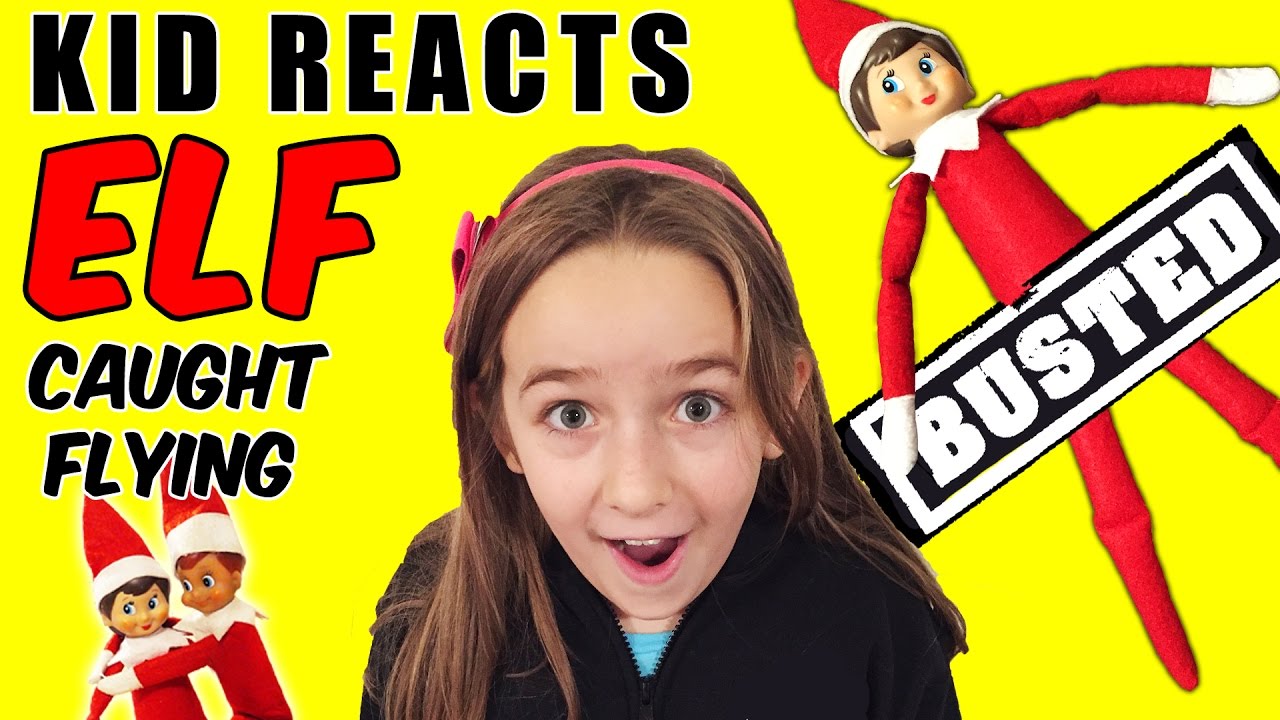 Kid Reacts to REAL Elf on the Shelf Moving and Flying REAL HIDDEN ...