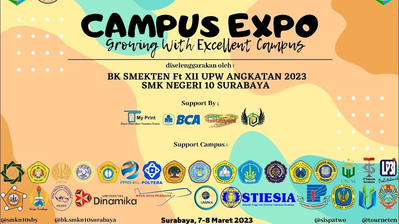 AFTER MOVIE "CAMPUS EXPO SMKN 10 SURABAYA TAHUN 2023" - YouTube