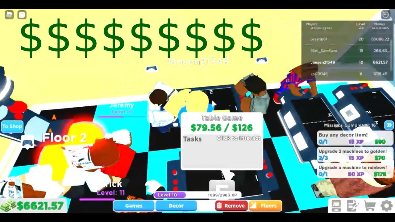 Roblox: Collecting Money! - YouTube