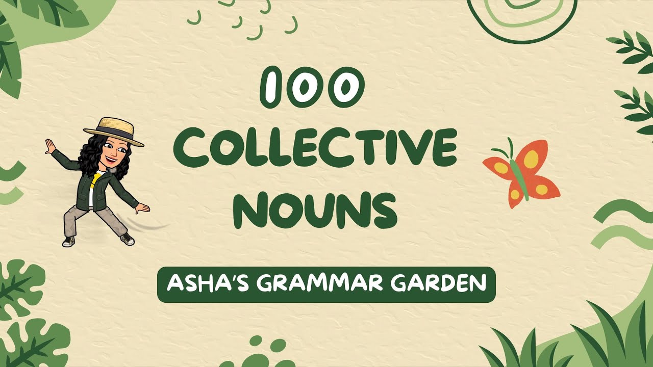Collective Noun List | 100 Collective Noun Examples | Animated | Asha’s ...
