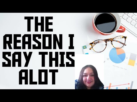 The Reason Why I Say This Alot - YouTube