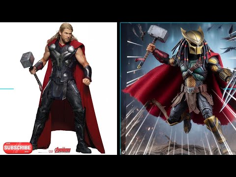 20 Thor Transformation #Marvel #DC Superheroes Characters - YouTube