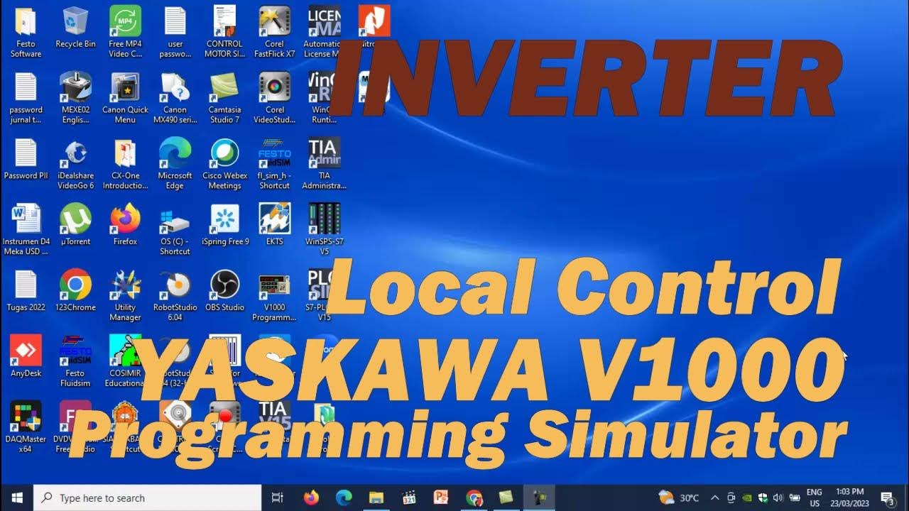 3.2 Menjelajah Kemampuan Baru: Kendali Lokal Inverter Yaskawa V1000 II V1000 Programming ...