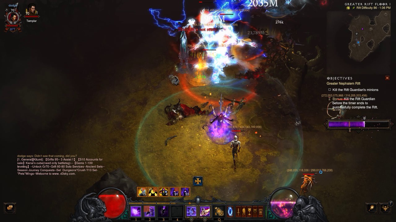 Diablo III | GR 86 | MH Hydra Wizard - YouTube