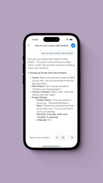 Build a Google Gemini Clone in HOURS with SwiftUI FAST - YouTube