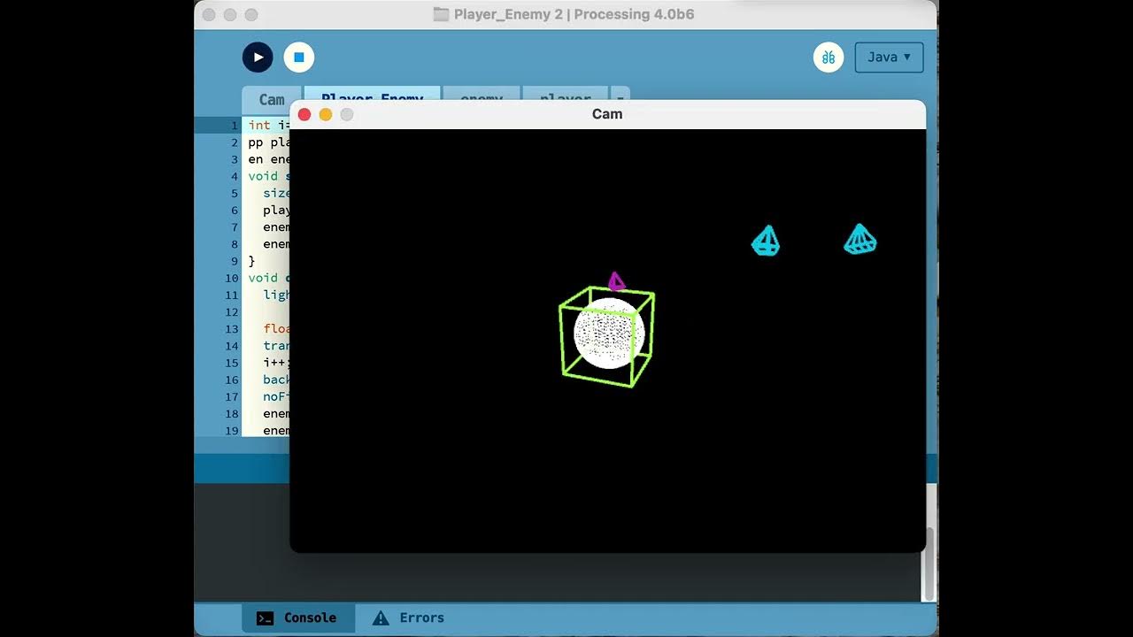 Dougfo play(art coding): HW13 Camera work (FPS and bird's eye view) 7조 - YouTube